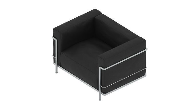Le Corbusier LC3 chair free VR / AR / low-poly 3D model | CGTrader
