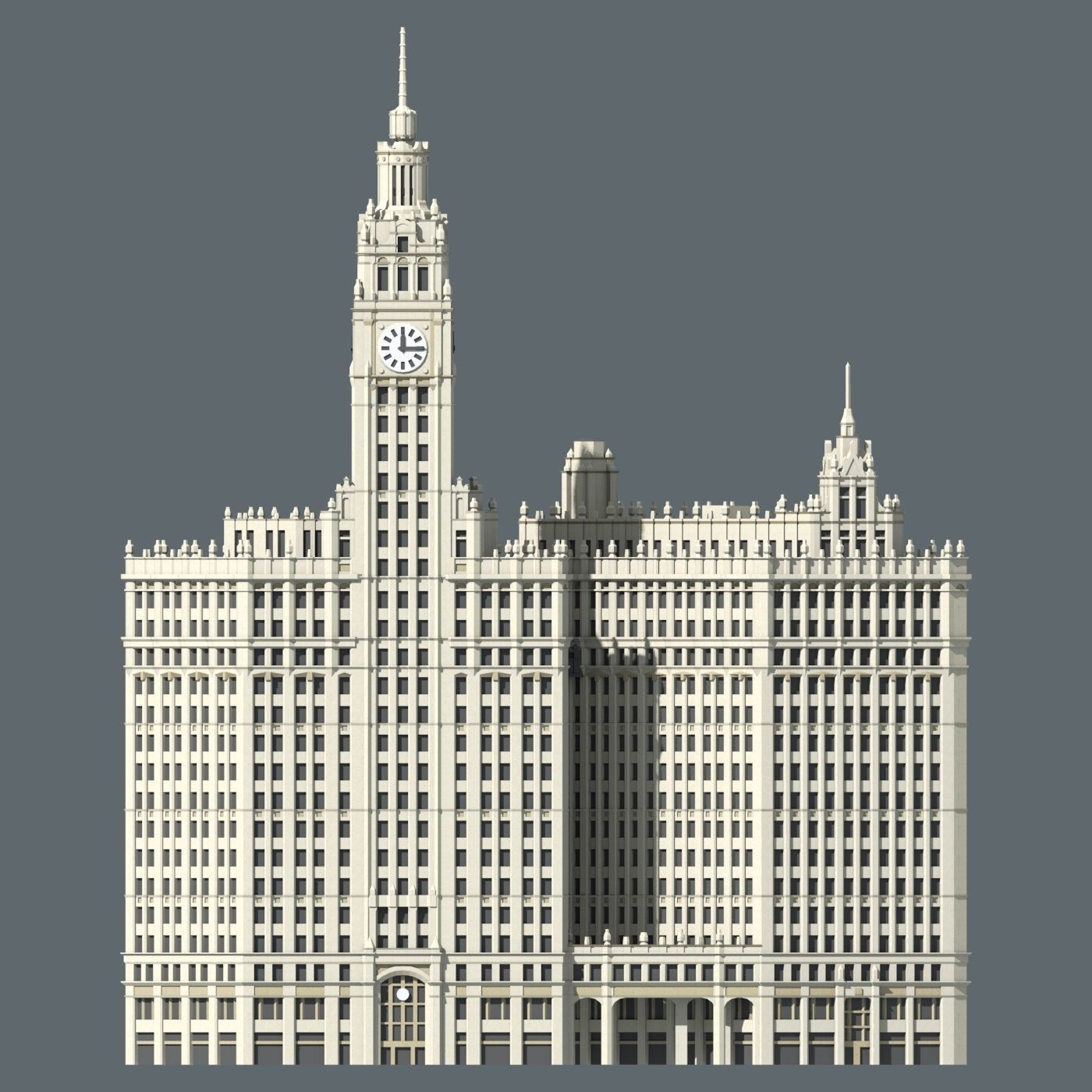 Wrigley Building 3D model 3D printable | CGTrader