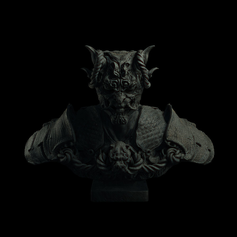 Demon Samurai Statue 3D model | CGTrader