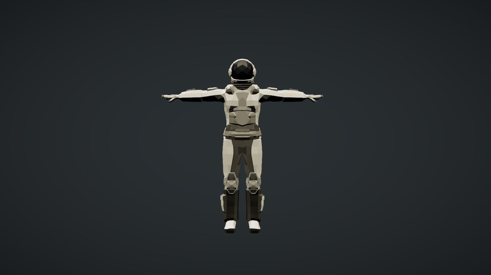 3D model Astronaut Low-Poly Model VR / AR / low-poly | CGTrader