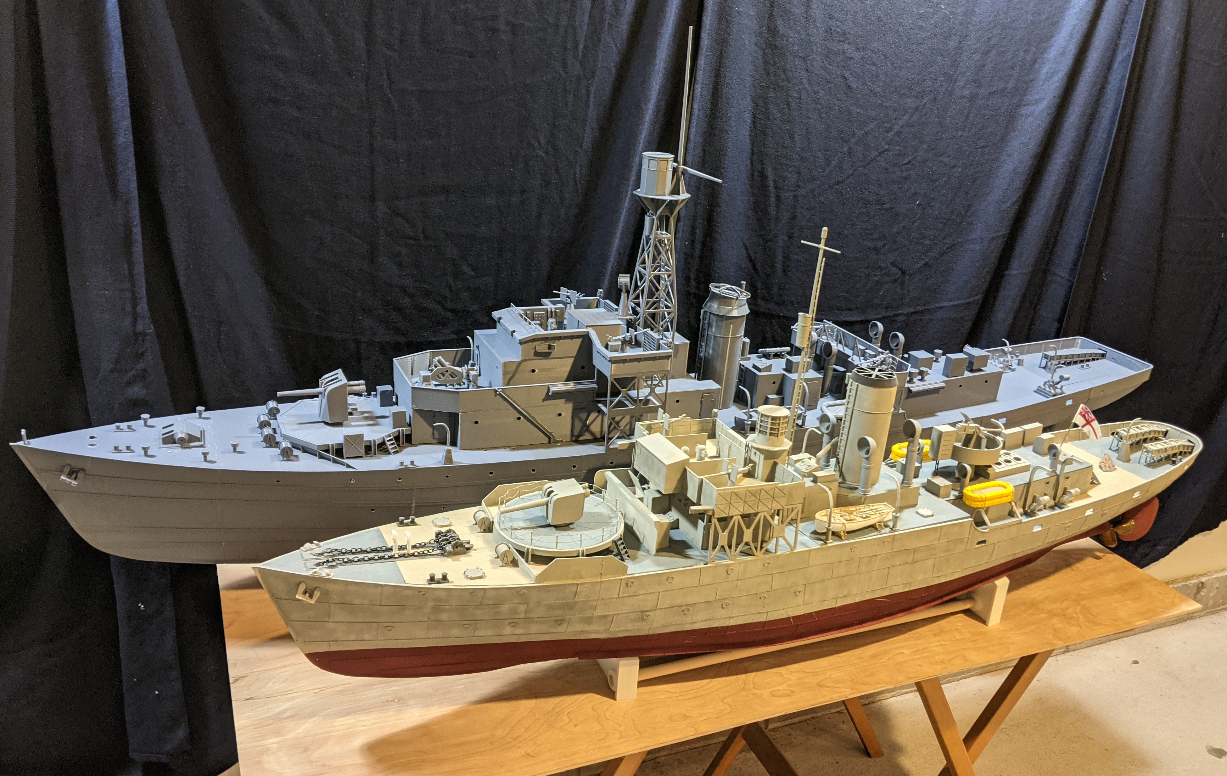 1 48 Castle Class Corvette RC Model Ship 3D model 3D printable | CGTrader