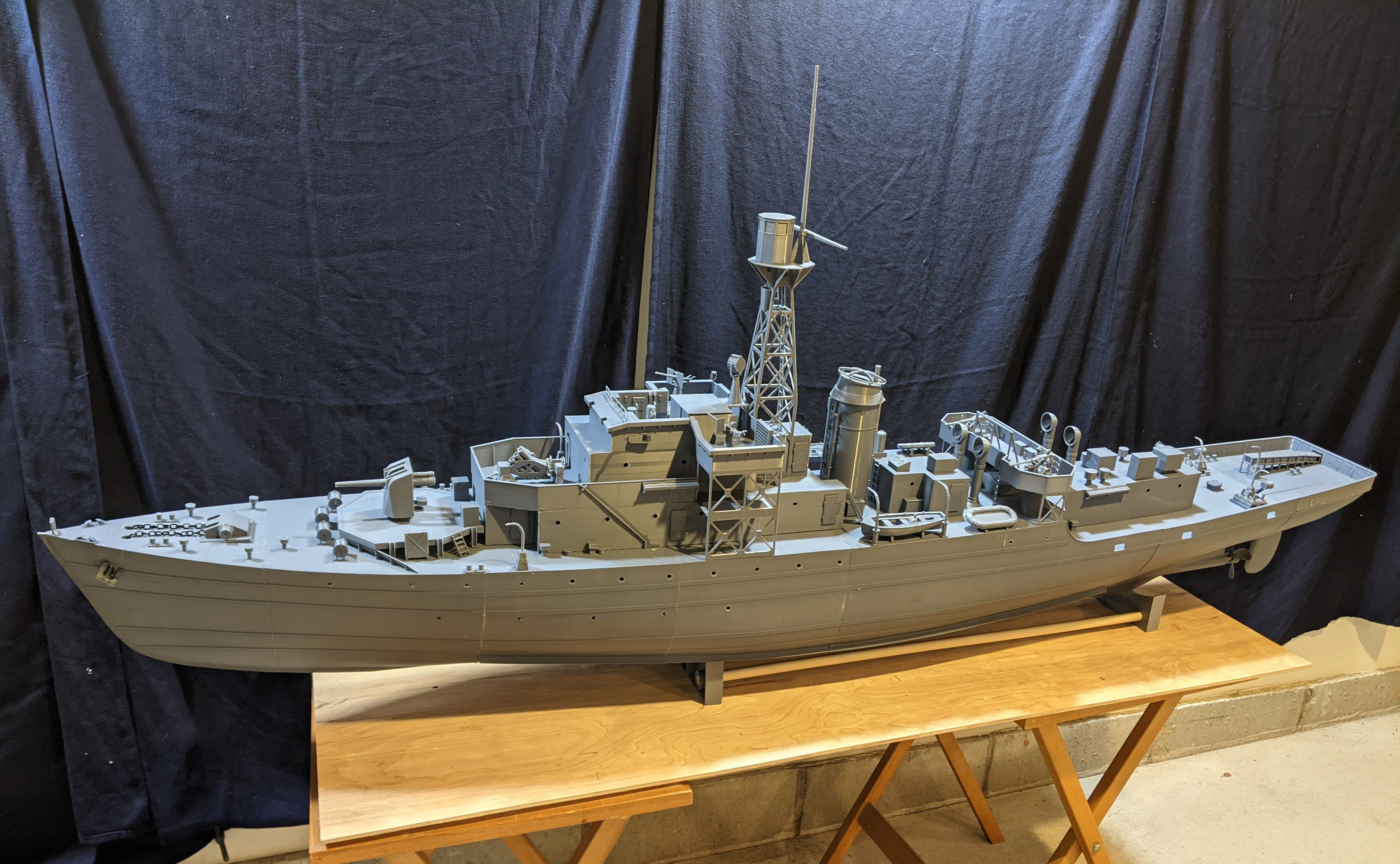 1 48 Castle Class Corvette RC Model Ship 3D model 3D printable | CGTrader