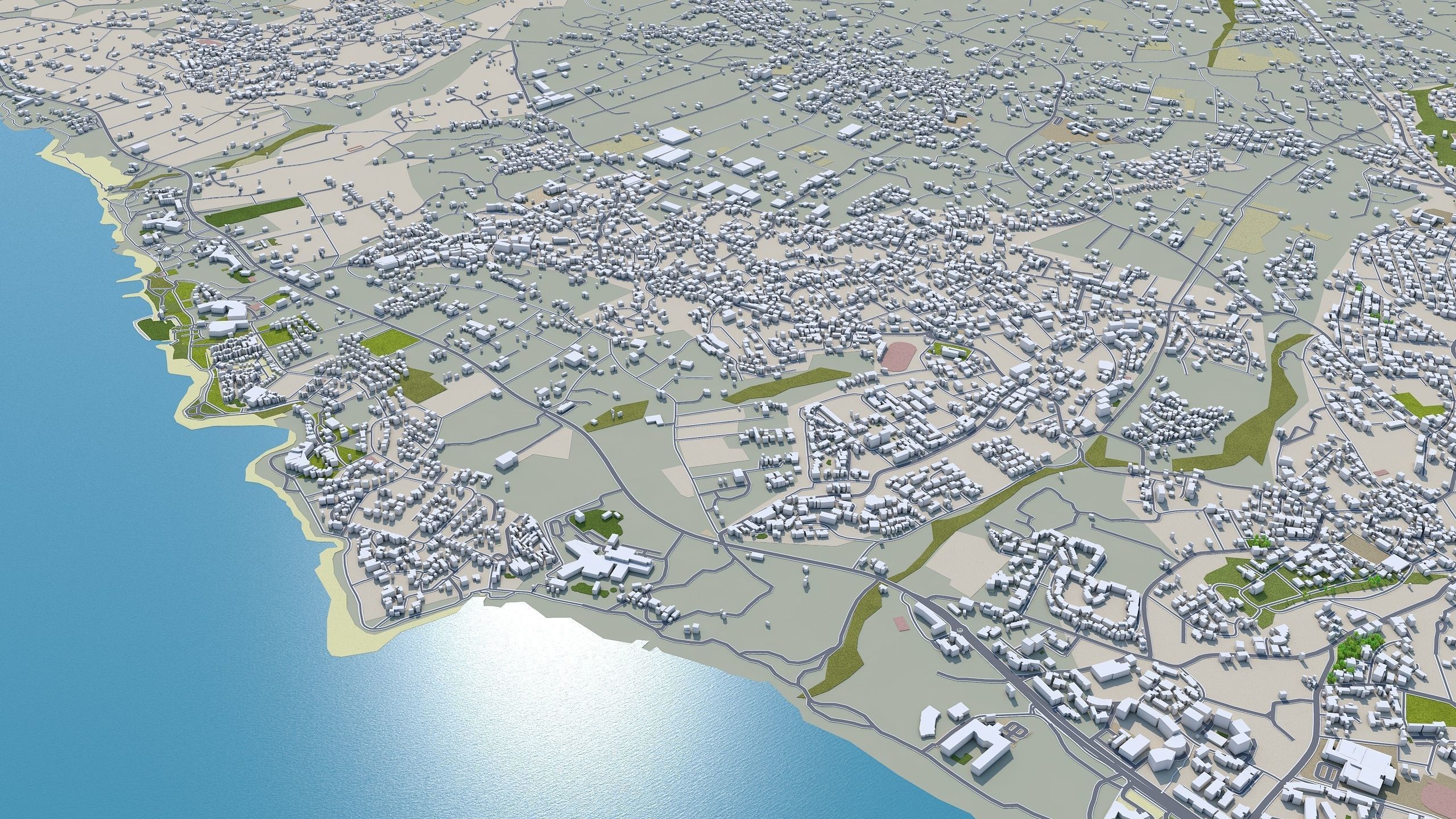 3D model Paphos City Cyprus VR / AR / low-poly | CGTrader