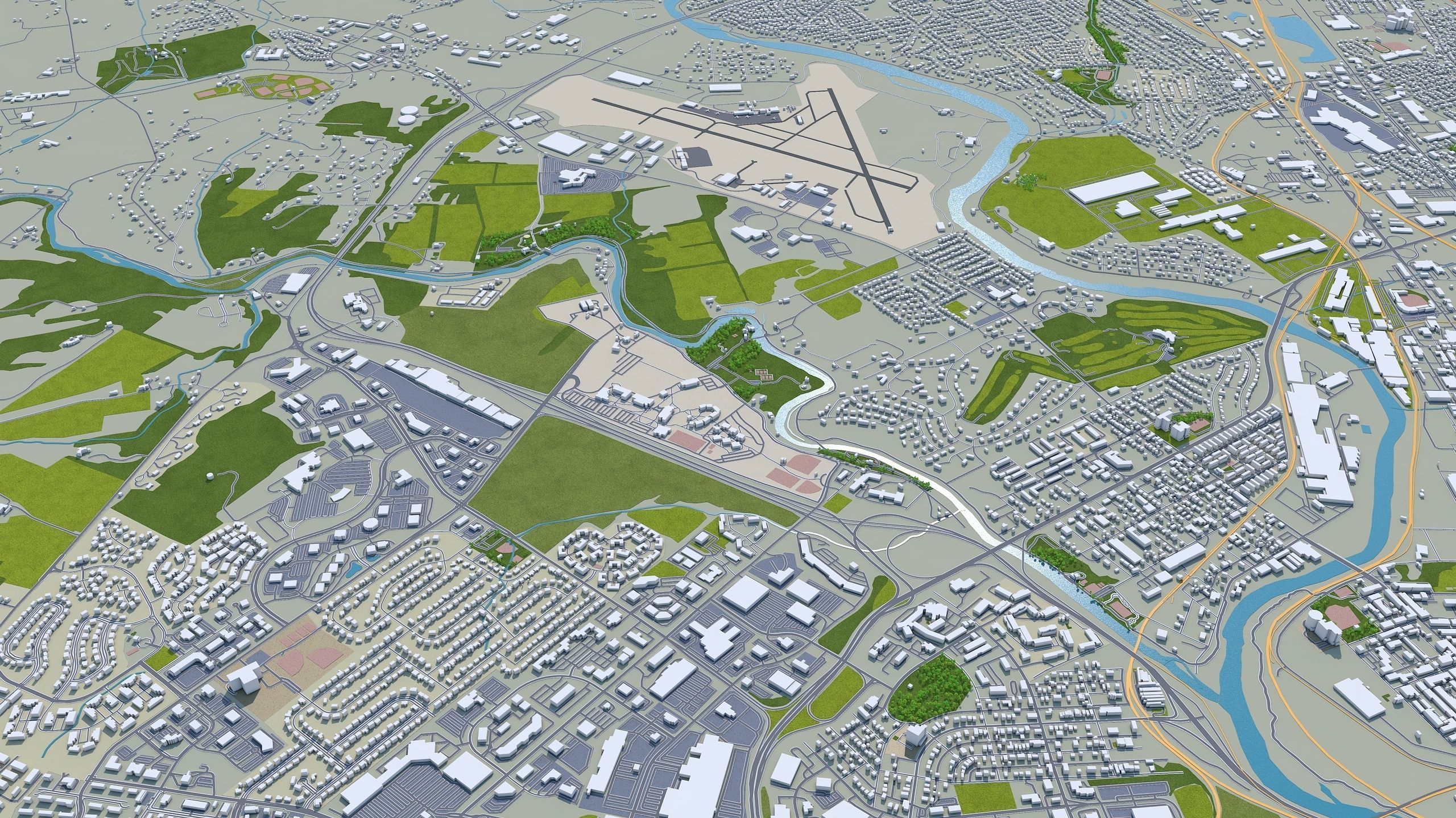 3D model Reading Pennsylvania USA VR / AR / low-poly | CGTrader