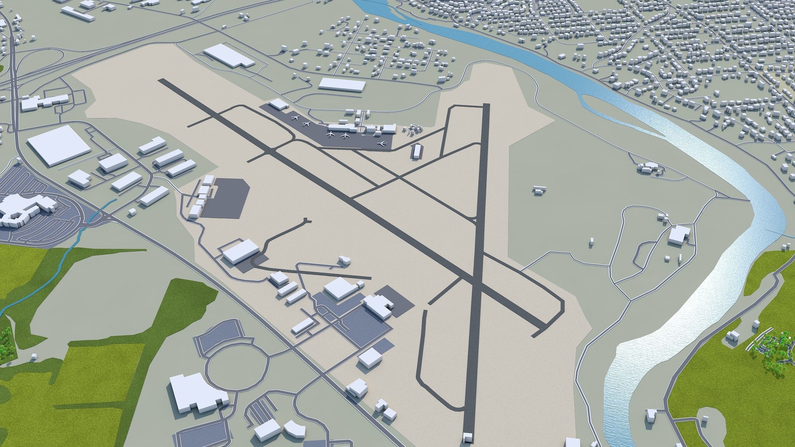 3D model Reading Pennsylvania USA VR / AR / low-poly | CGTrader