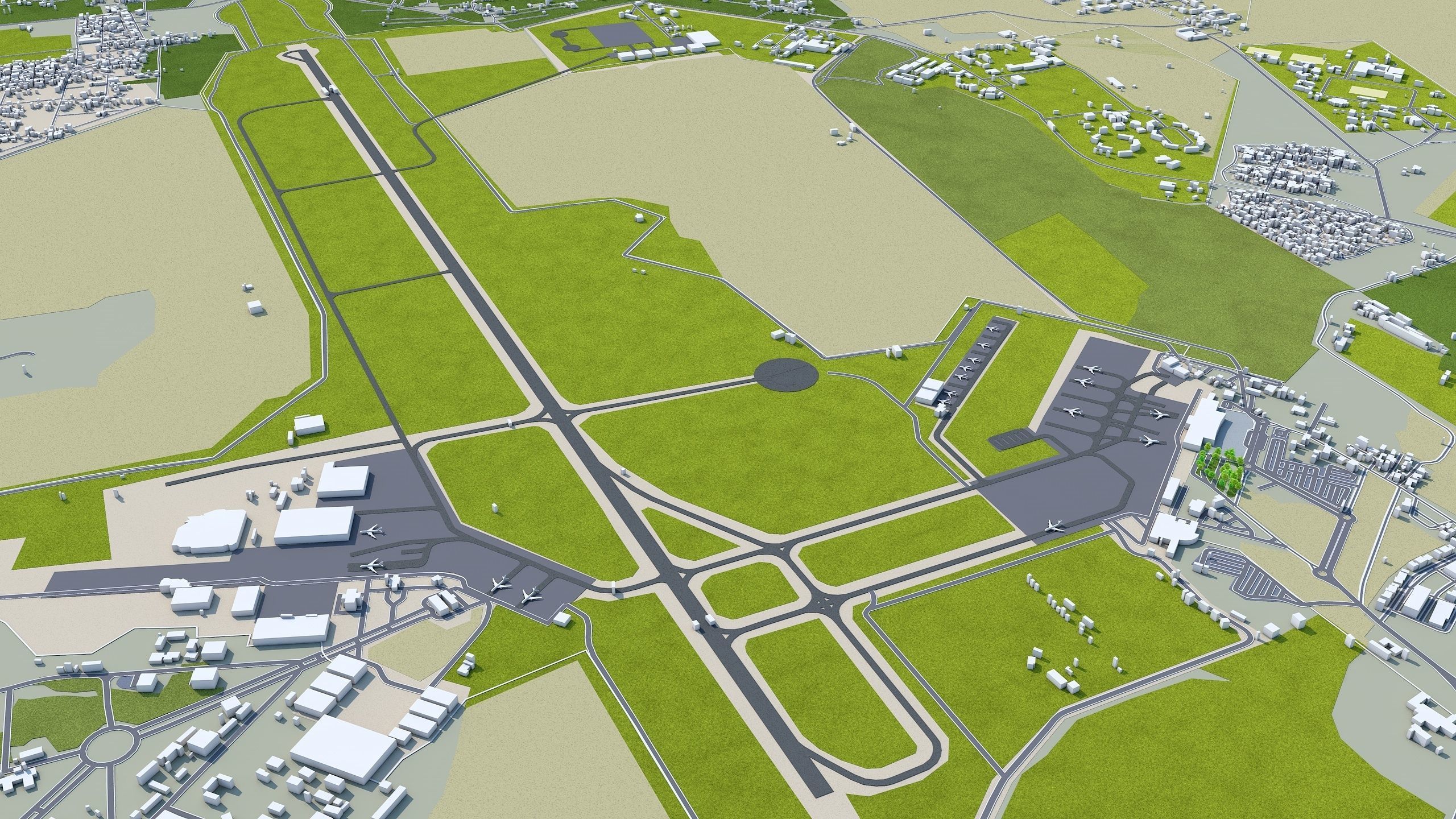 3D model Rabat City Morocco VR / AR / low-poly | CGTrader