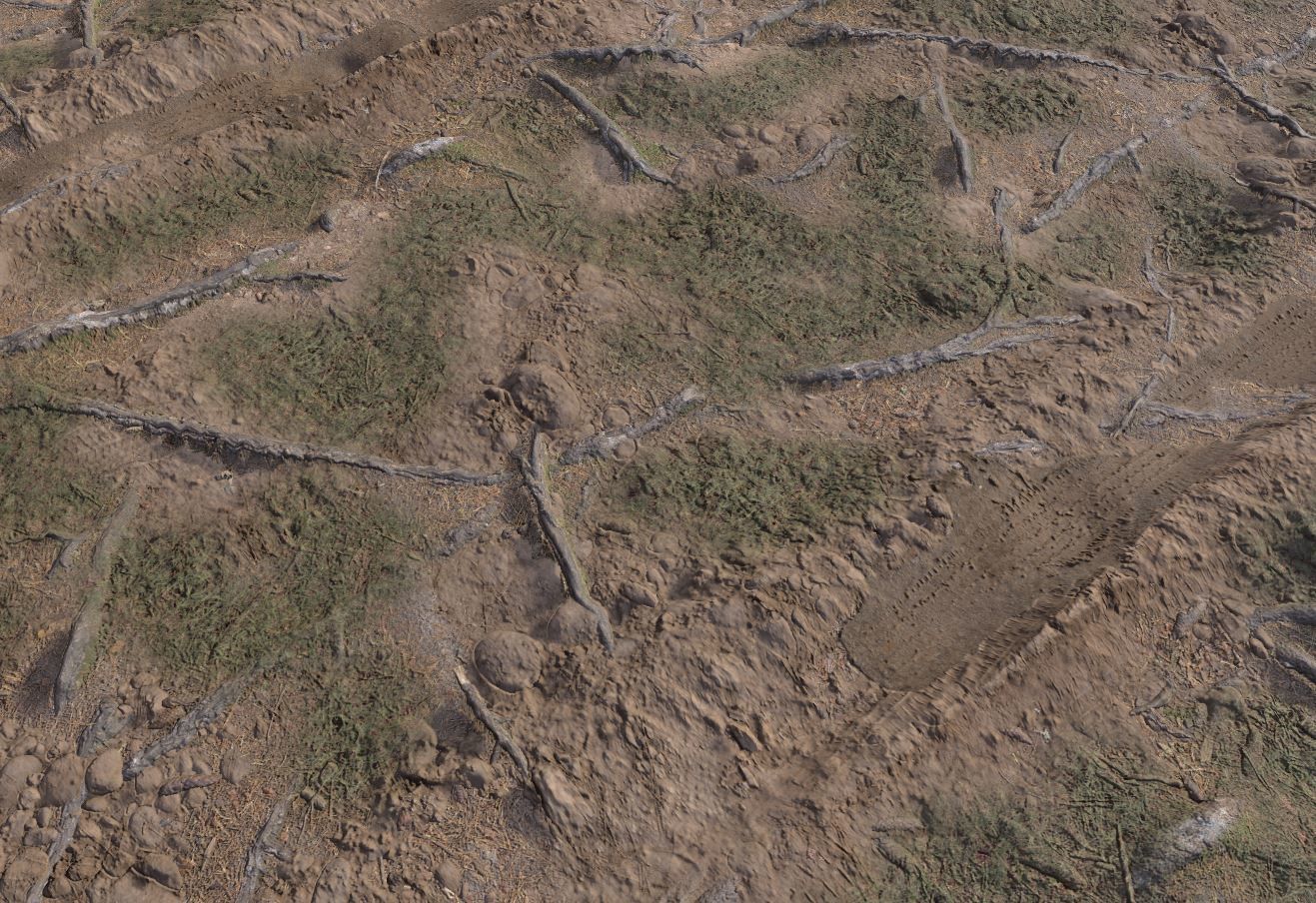 3D model Low-Poly and High-Poly Dirt Roads VR / AR / low-poly | CGTrader