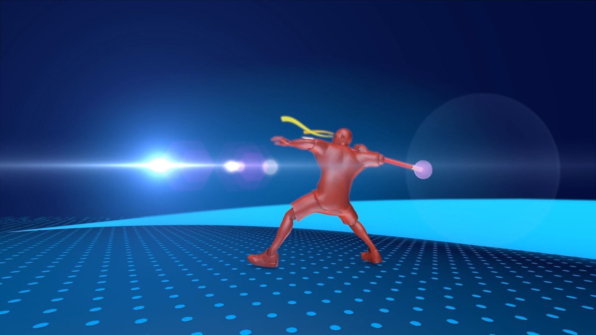 Athletics Ident Cinema 4D 3D model animated | CGTrader