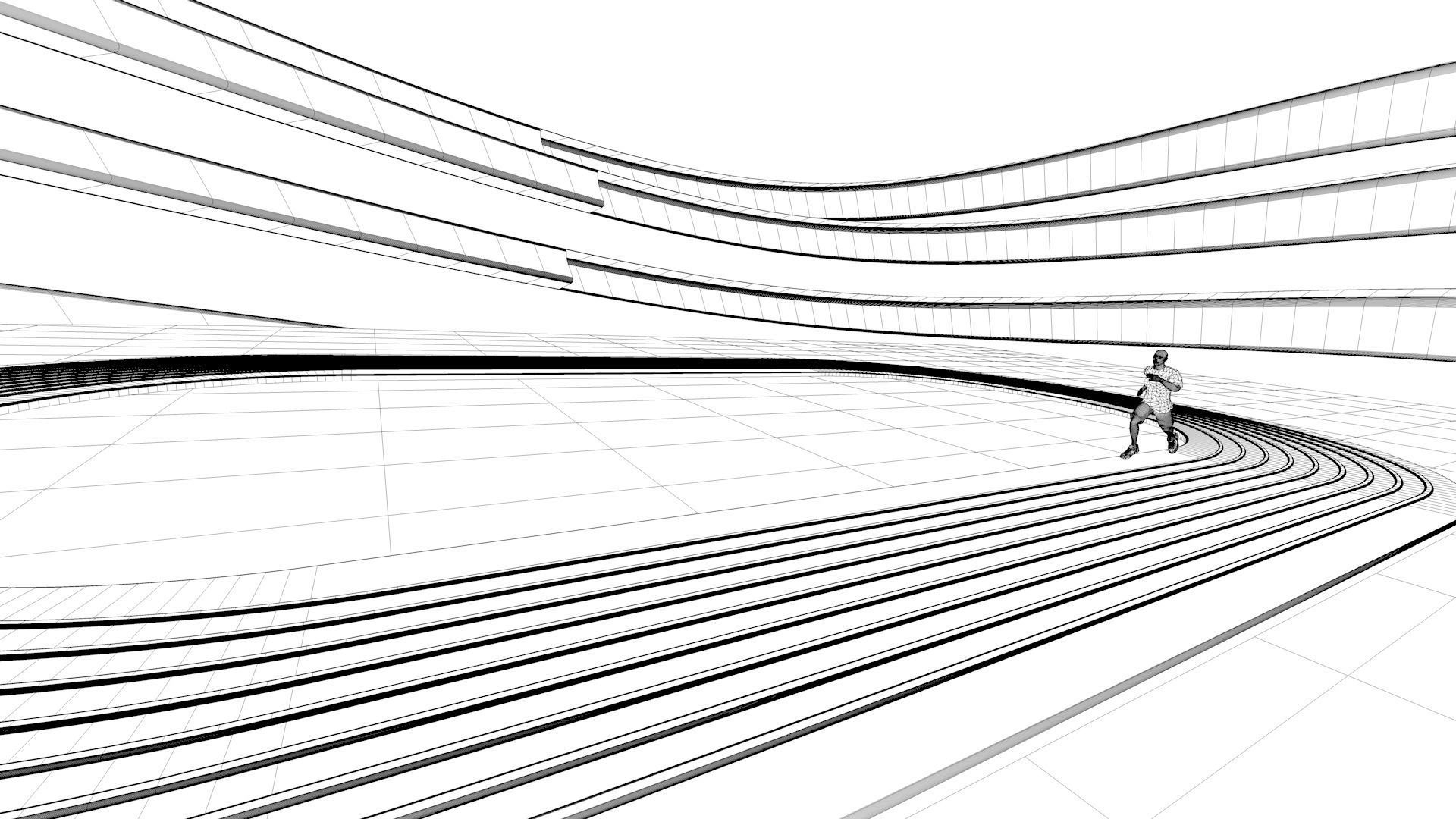 Athletics Ident Cinema 4D 3D model animated | CGTrader