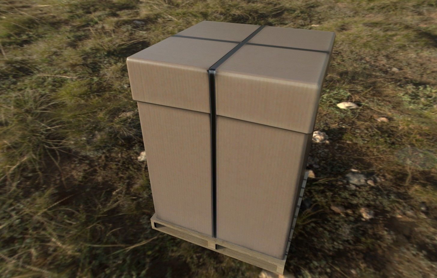 3D model Palette Stack 3d Model - Low Poly VR / AR / low-poly | CGTrader