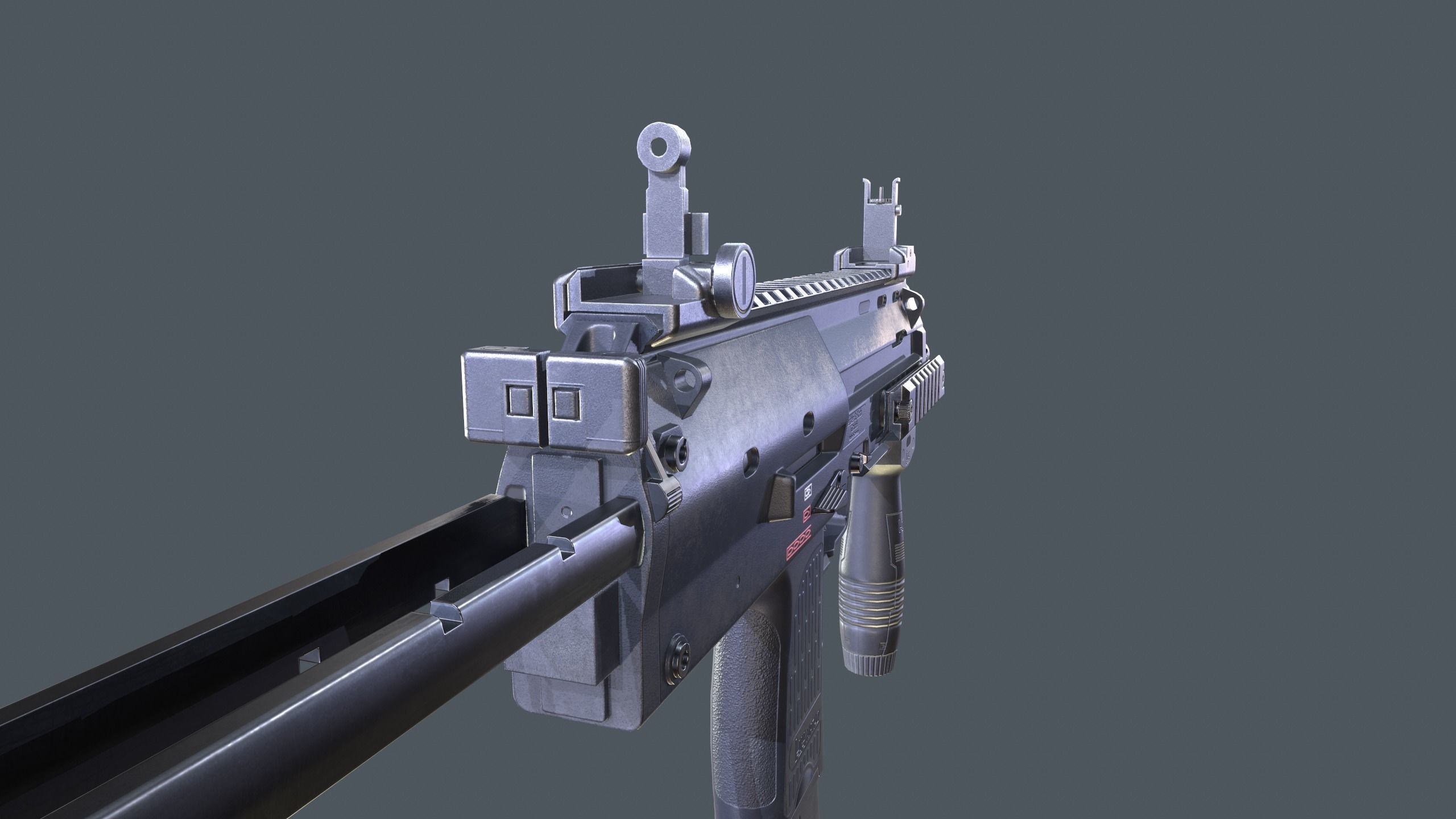 3D model HK MP7A2 VR / AR / low-poly | CGTrader