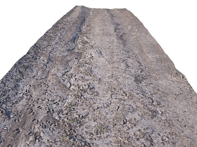 3D model Dirt Road 3D Scan VR / AR / low-poly | CGTrader