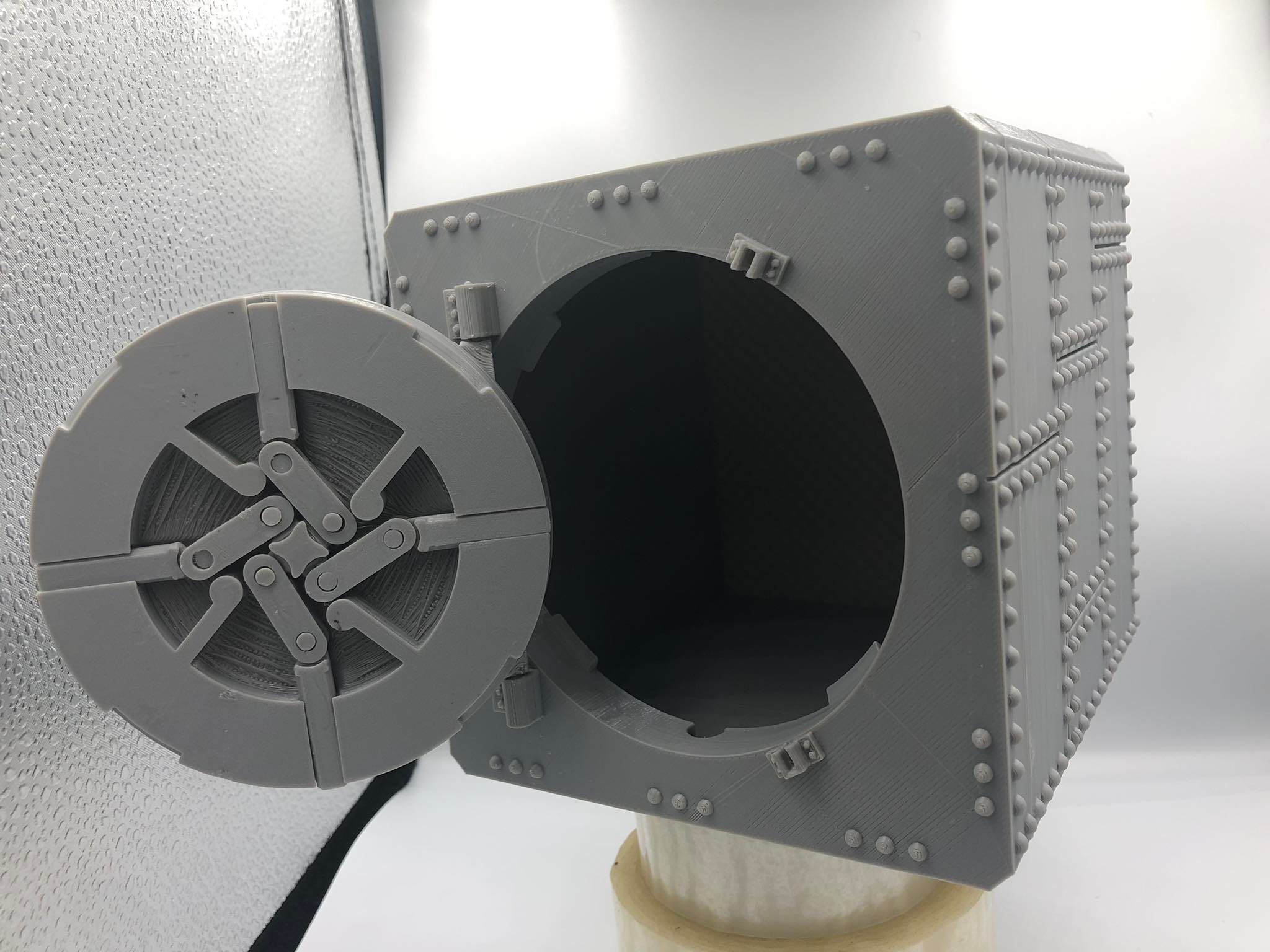 ARMORED SAFE PRINT IN PLACE 3D model 3D printable | CGTrader
