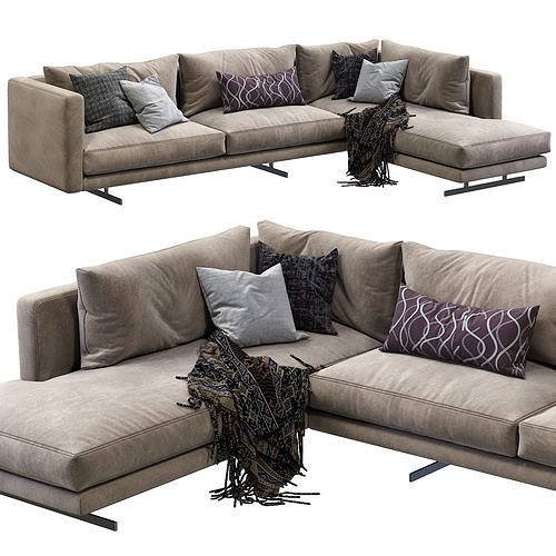 DEE DEE SECTIONAL SOFA BY BERTO 3D model | CGTrader