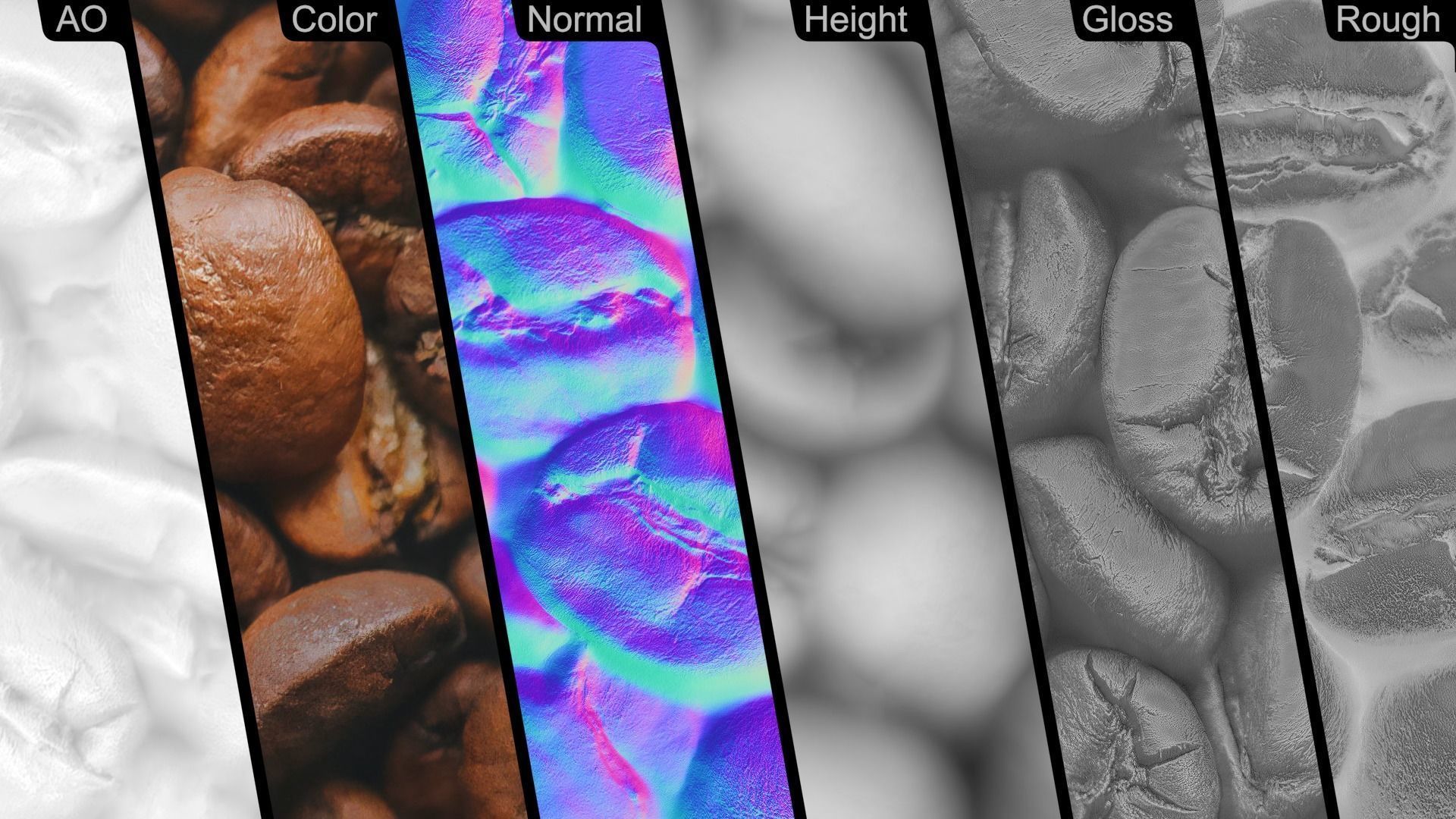 Coffee Beans PBR Texture Texture | CGTrader