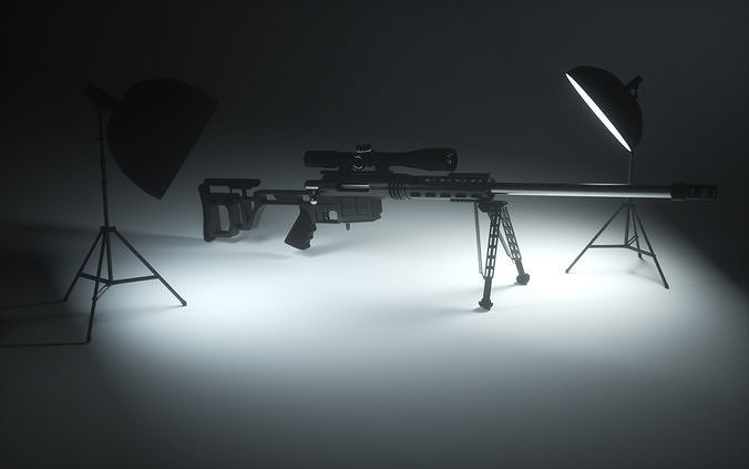 DVL-10 sniper rifle 3D model | CGTrader