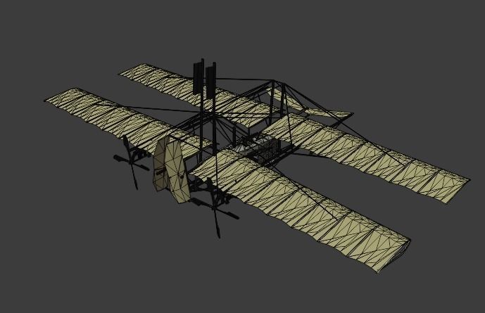 3D model Flying Machine VR / AR / low-poly | CGTrader