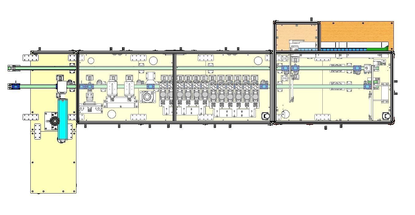 Front section of transformer production line 3D model | CGTrader