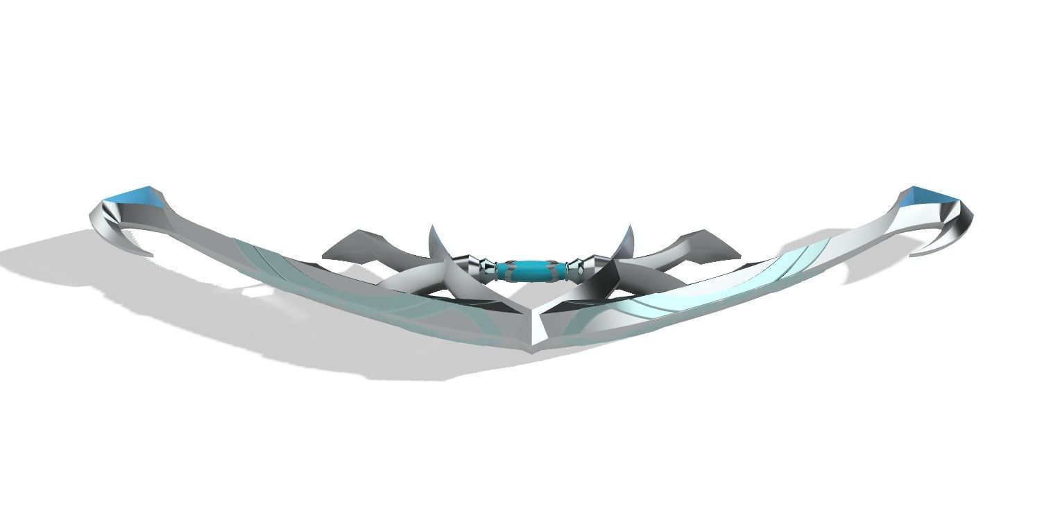 ZORA Silver Bow Legend of Zelda Breath of the Wild 3D model 3D ...