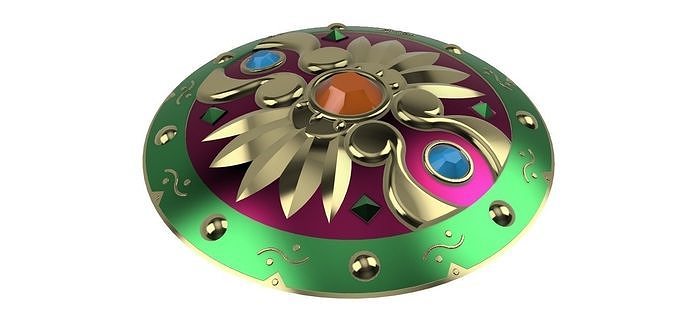 URBOSA Dawnbreaker Shield Legend of Zelda Breath of the Wild 3D model ...