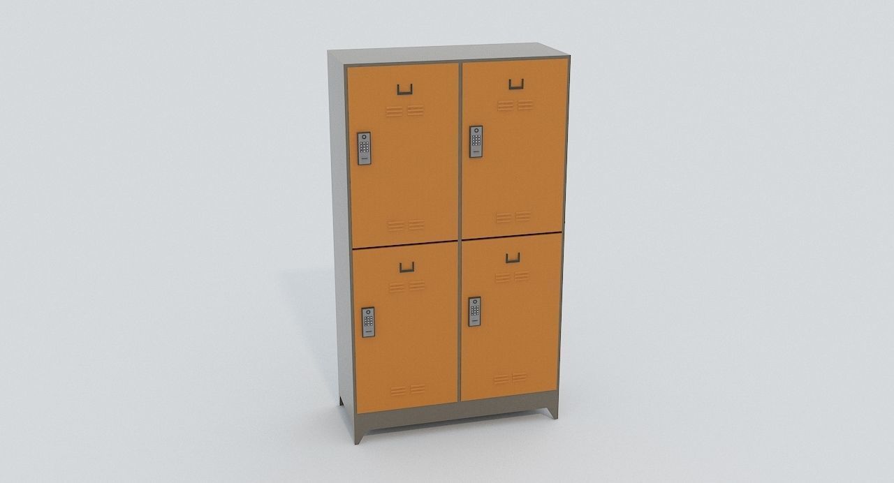 3D model Locker VR / AR / low-poly | CGTrader