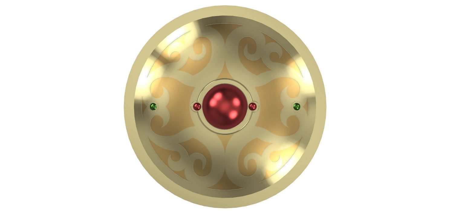 Gerudo Shield Legend of Zelda Breath of the Wild 3D model 3D printable ...