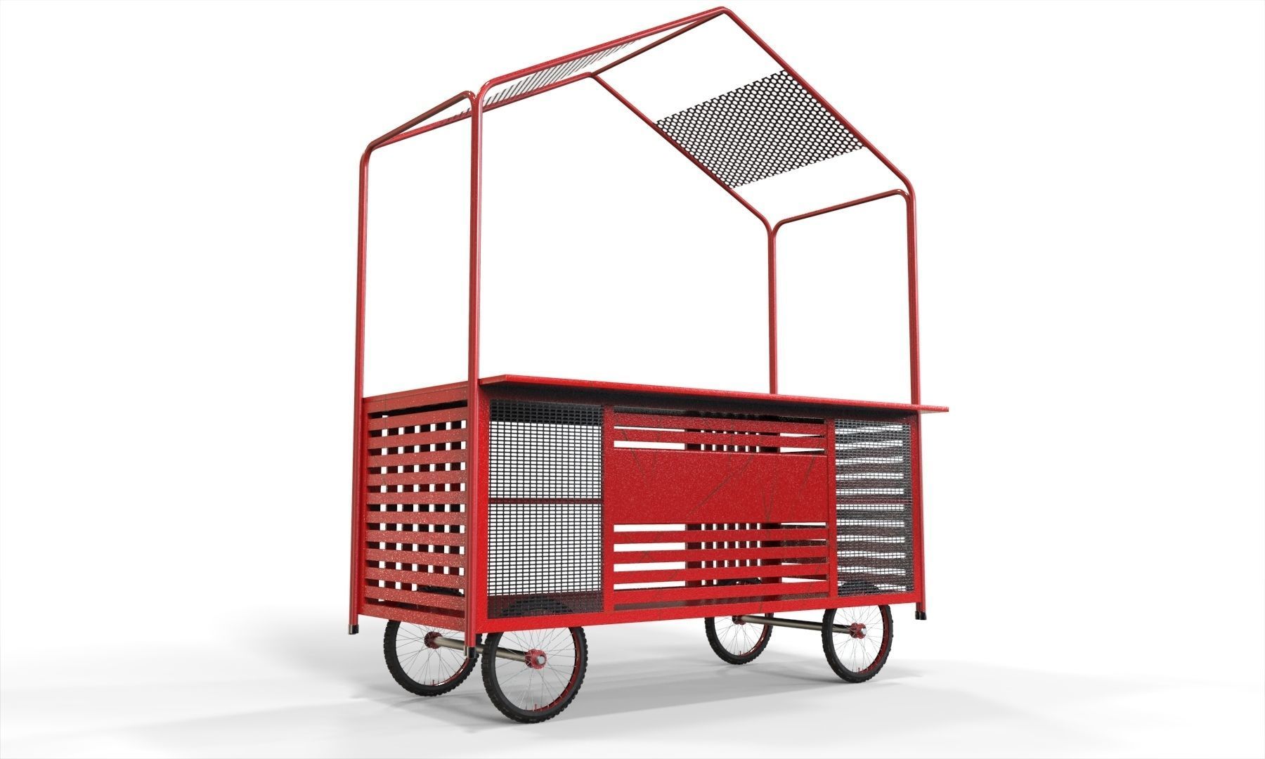 3D model Cart Design VR / AR / low-poly | CGTrader