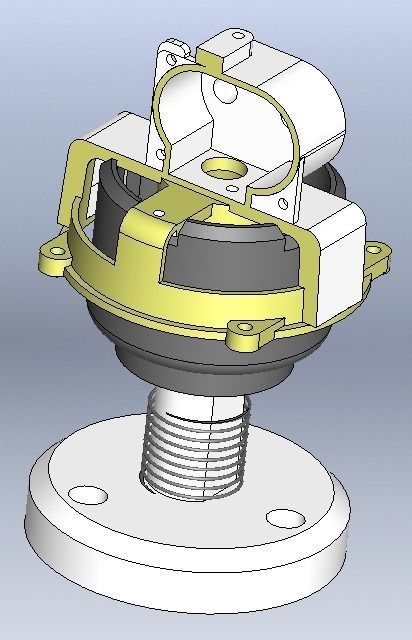 Motor automatic assembly production line 3D model | CGTrader