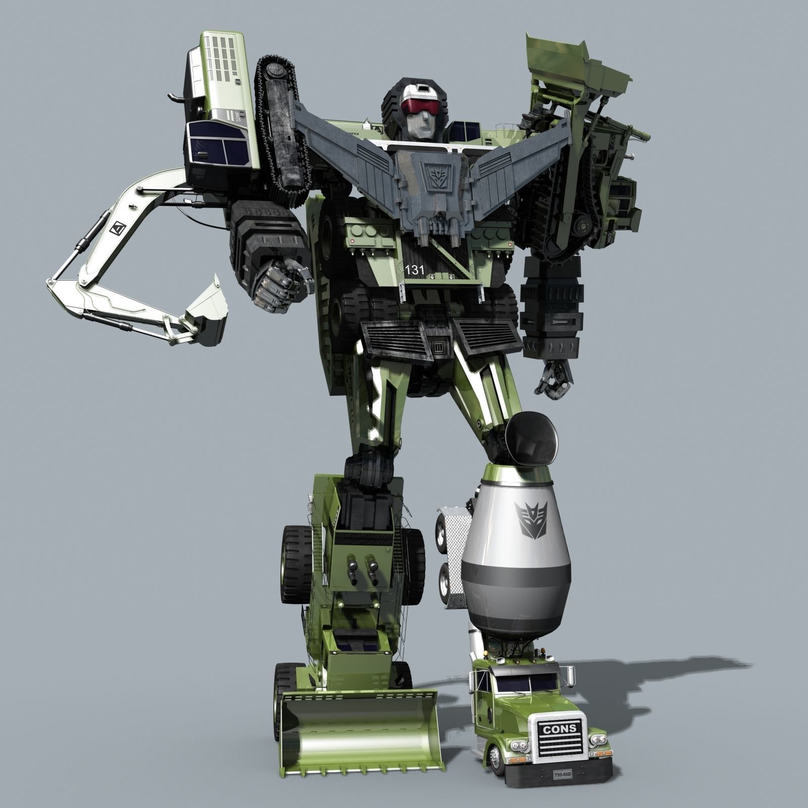 G1 DEVASTATOR - Fully Animated 3D model animated rigged | CGTrader
