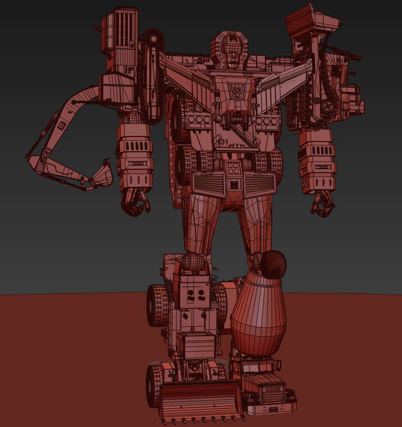 G1 DEVASTATOR - Fully Animated 3D model animated rigged | CGTrader