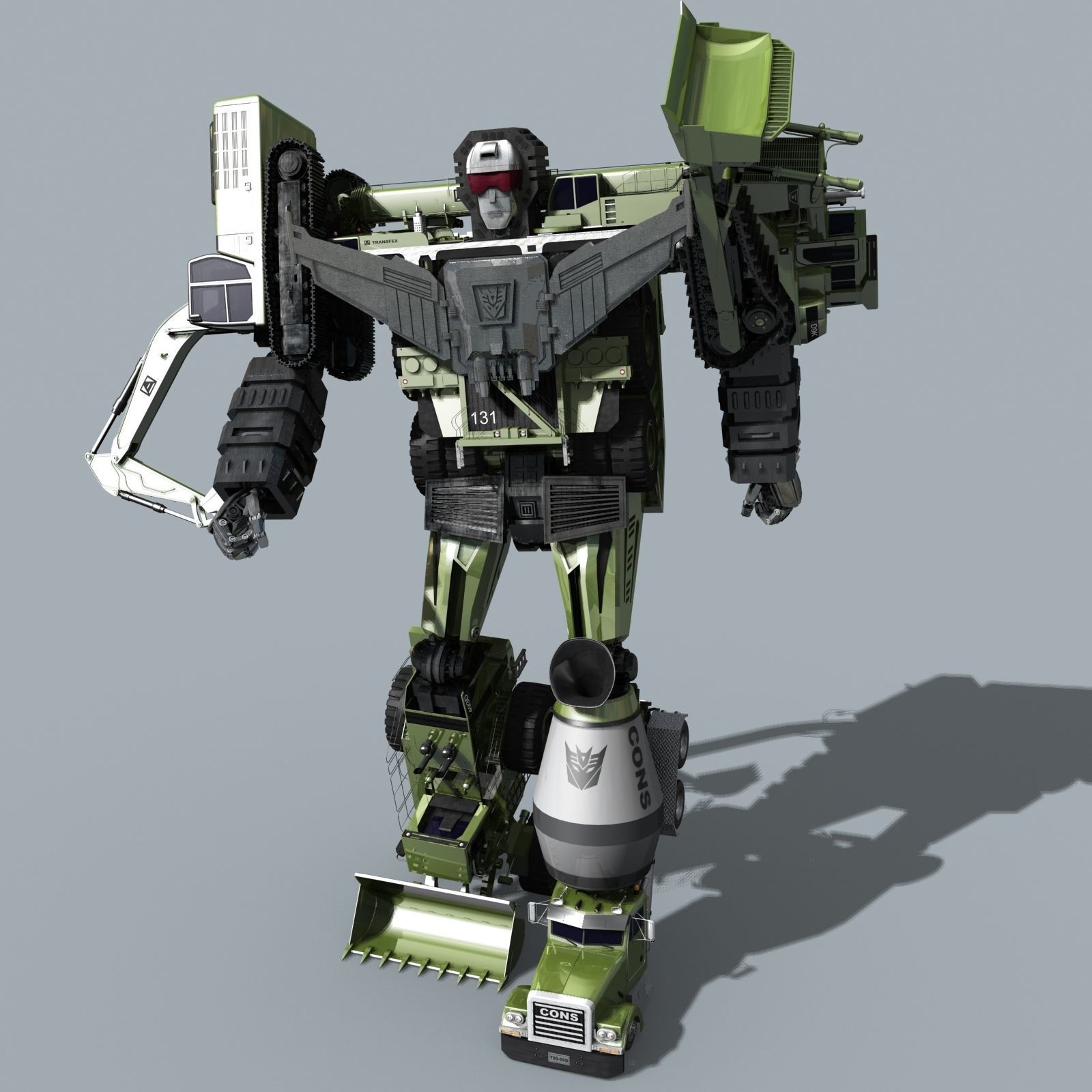 G1 DEVASTATOR - Fully Animated 3D model animated rigged | CGTrader