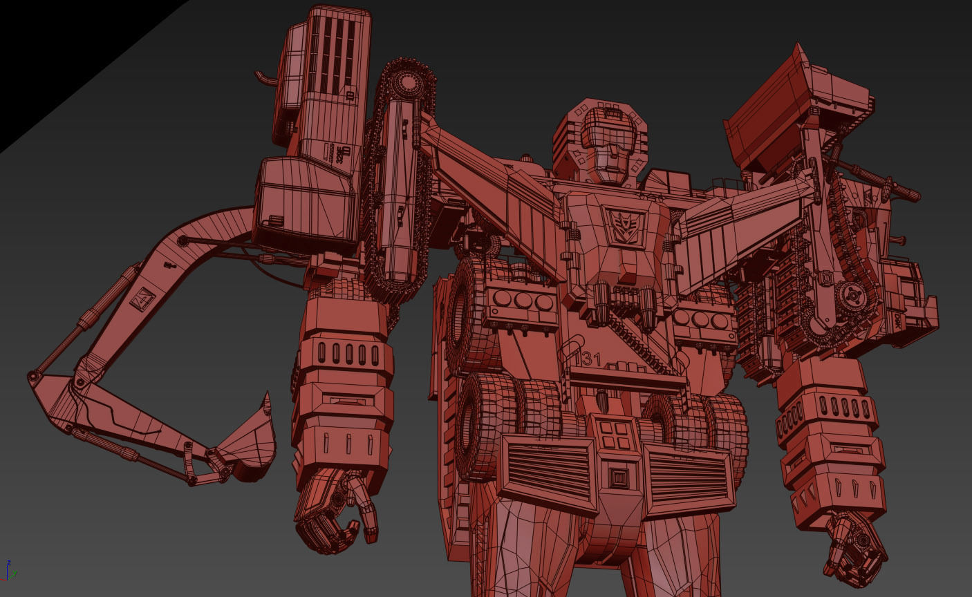 G1 DEVASTATOR - Fully Animated 3D model animated rigged | CGTrader