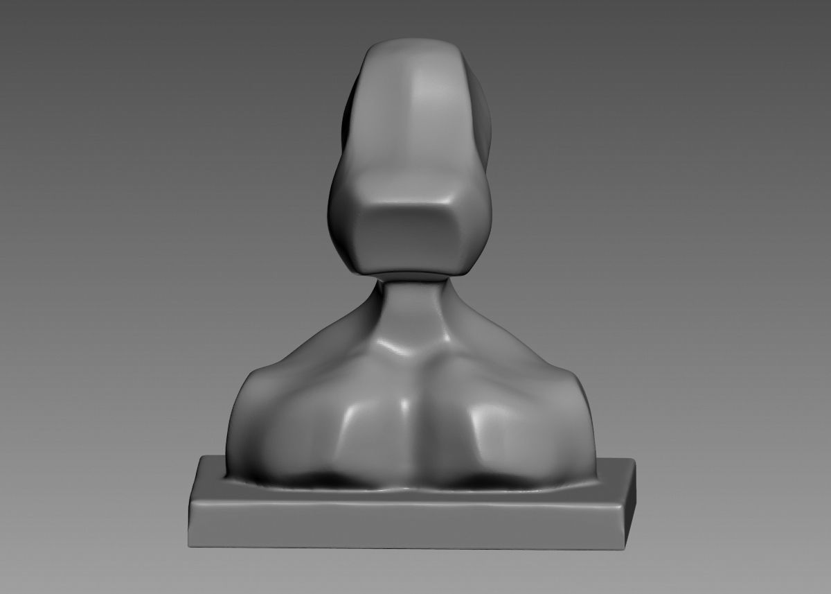 Modern Bust Sculpture 3d print model 3D model 3D printable | CGTrader