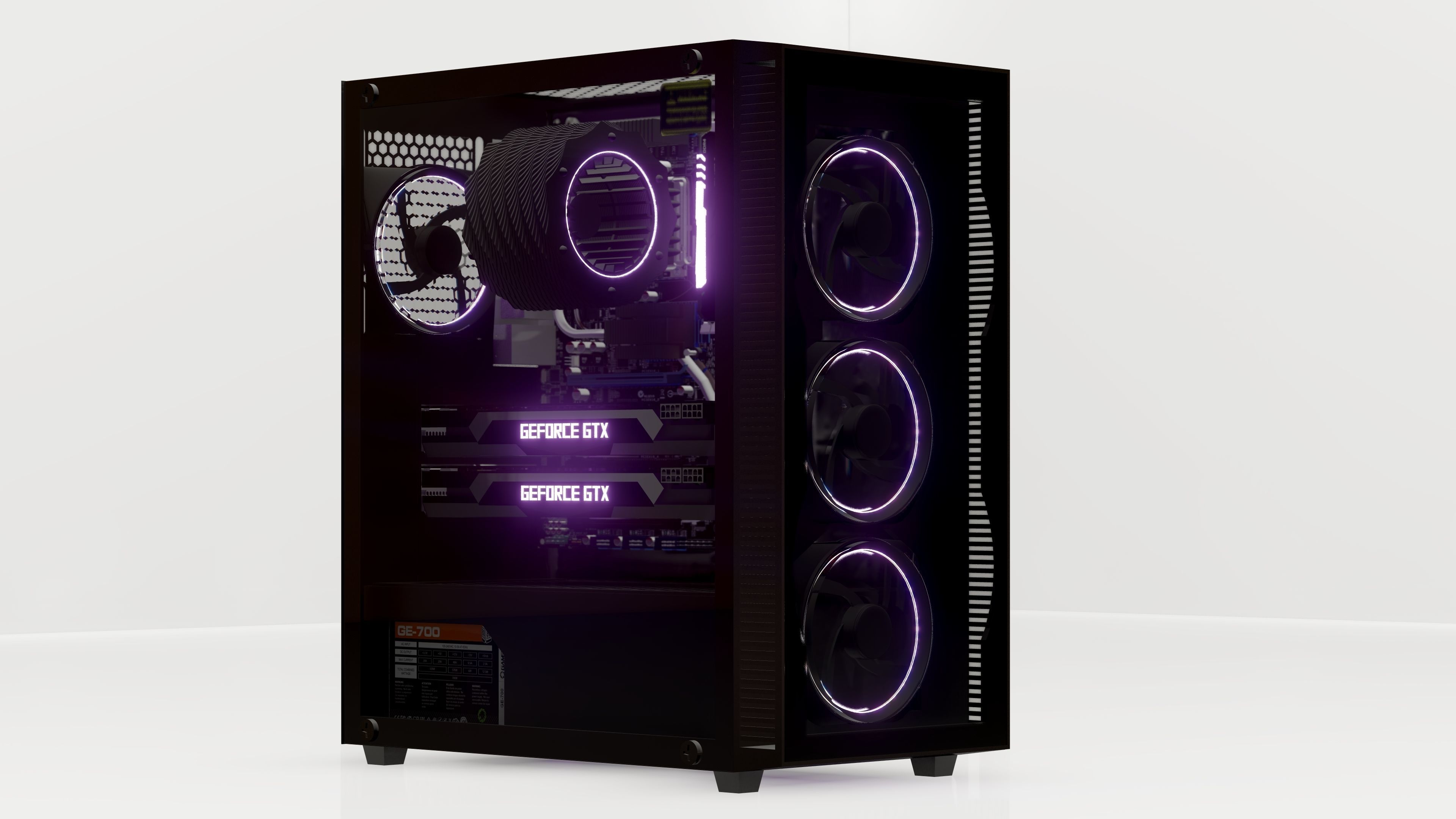 Computer assembly 3D model | CGTrader