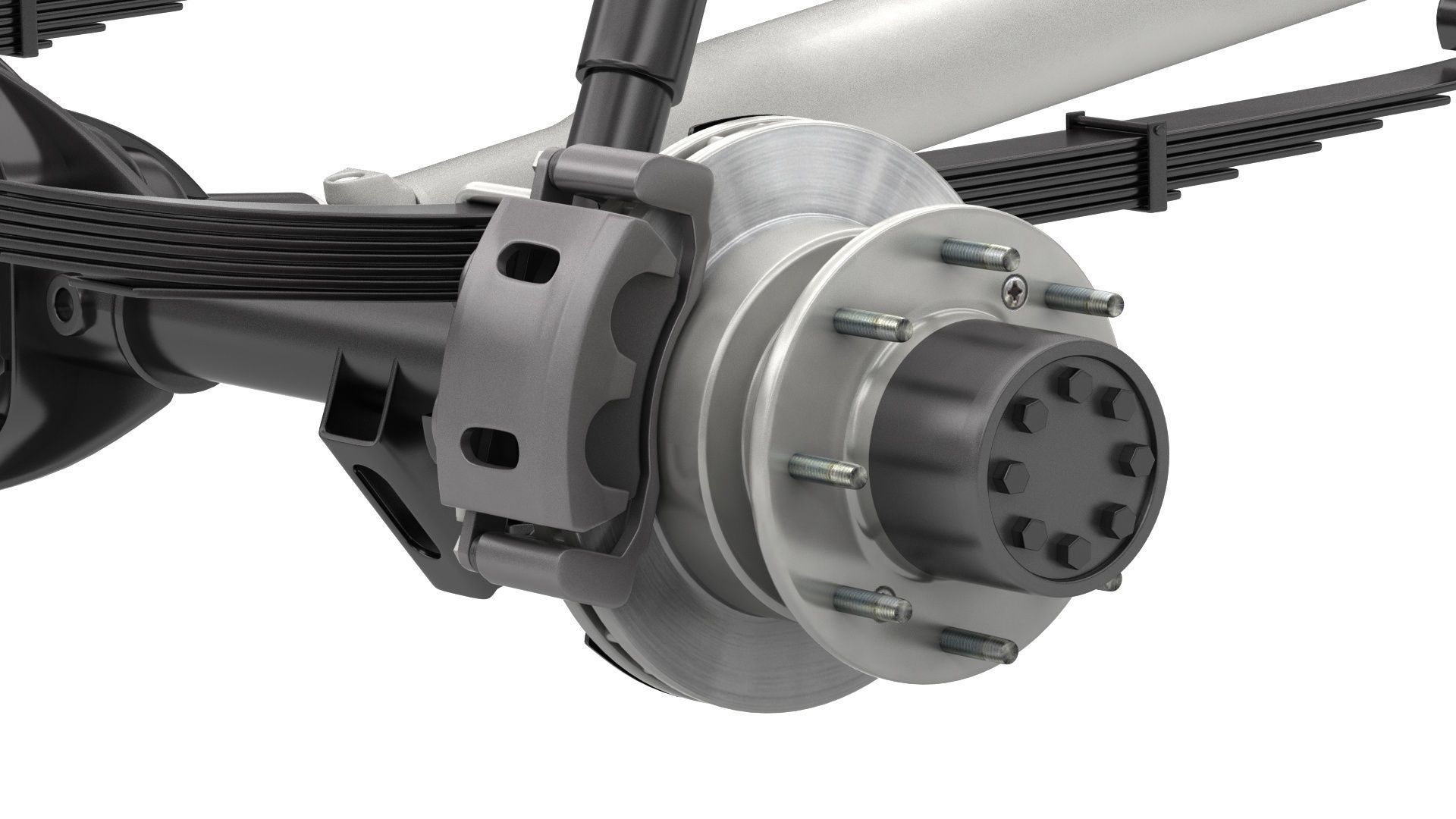 DUALLY AXLE AND DRIVESHAFT 3D model | CGTrader