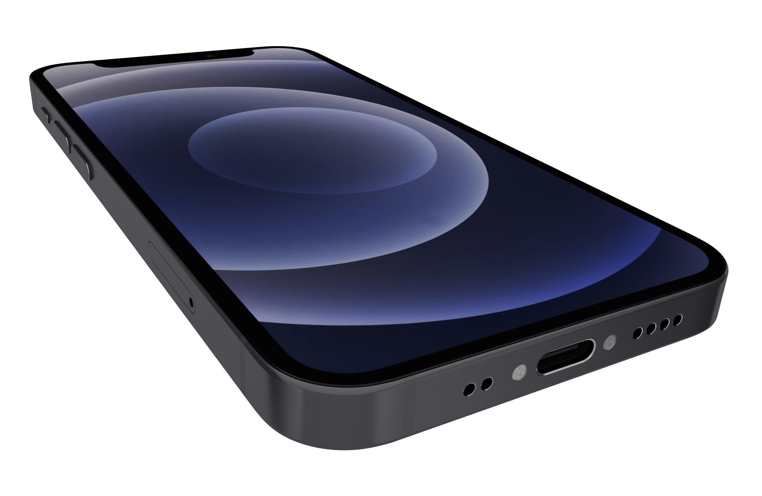 Apple iPhone 12 Mini Black 3D model | CGTrader