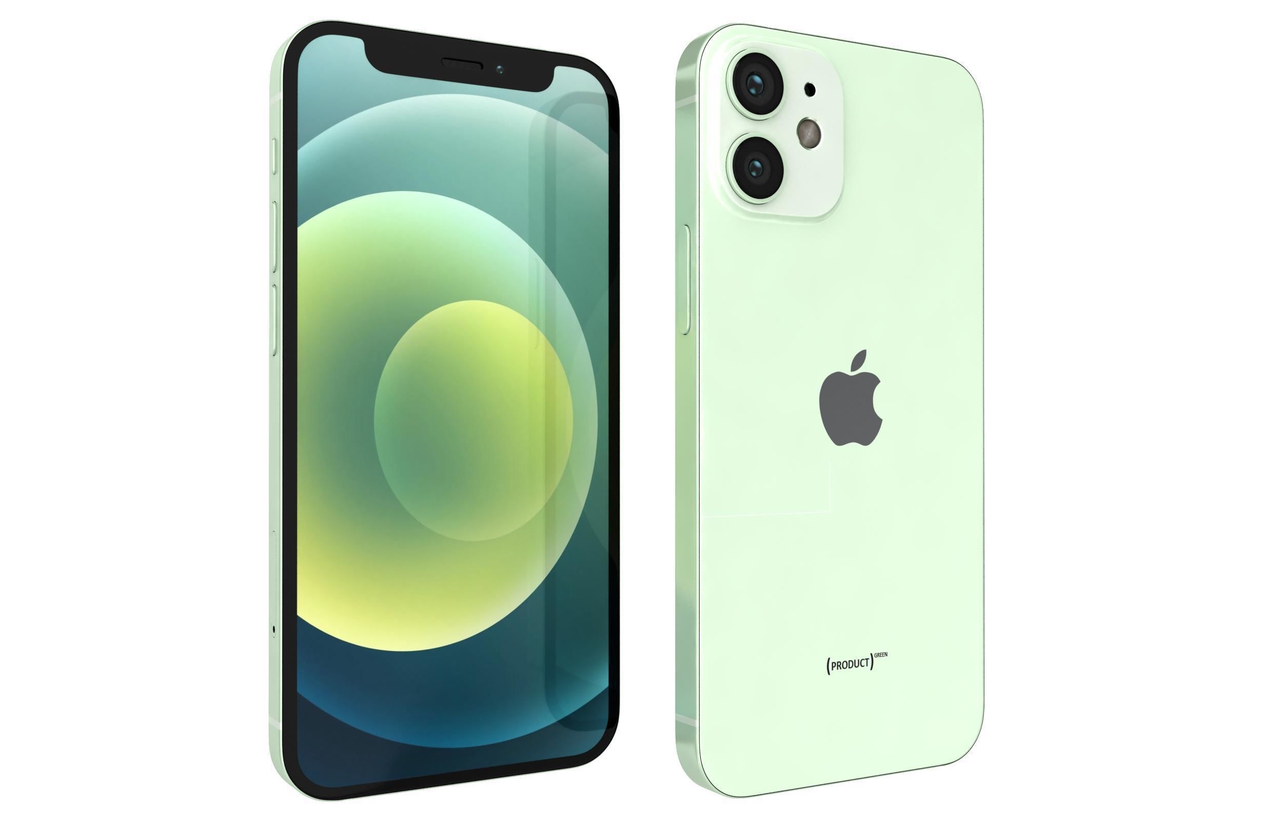 Apple iPhone 12 Mini Green 3D model | CGTrader
