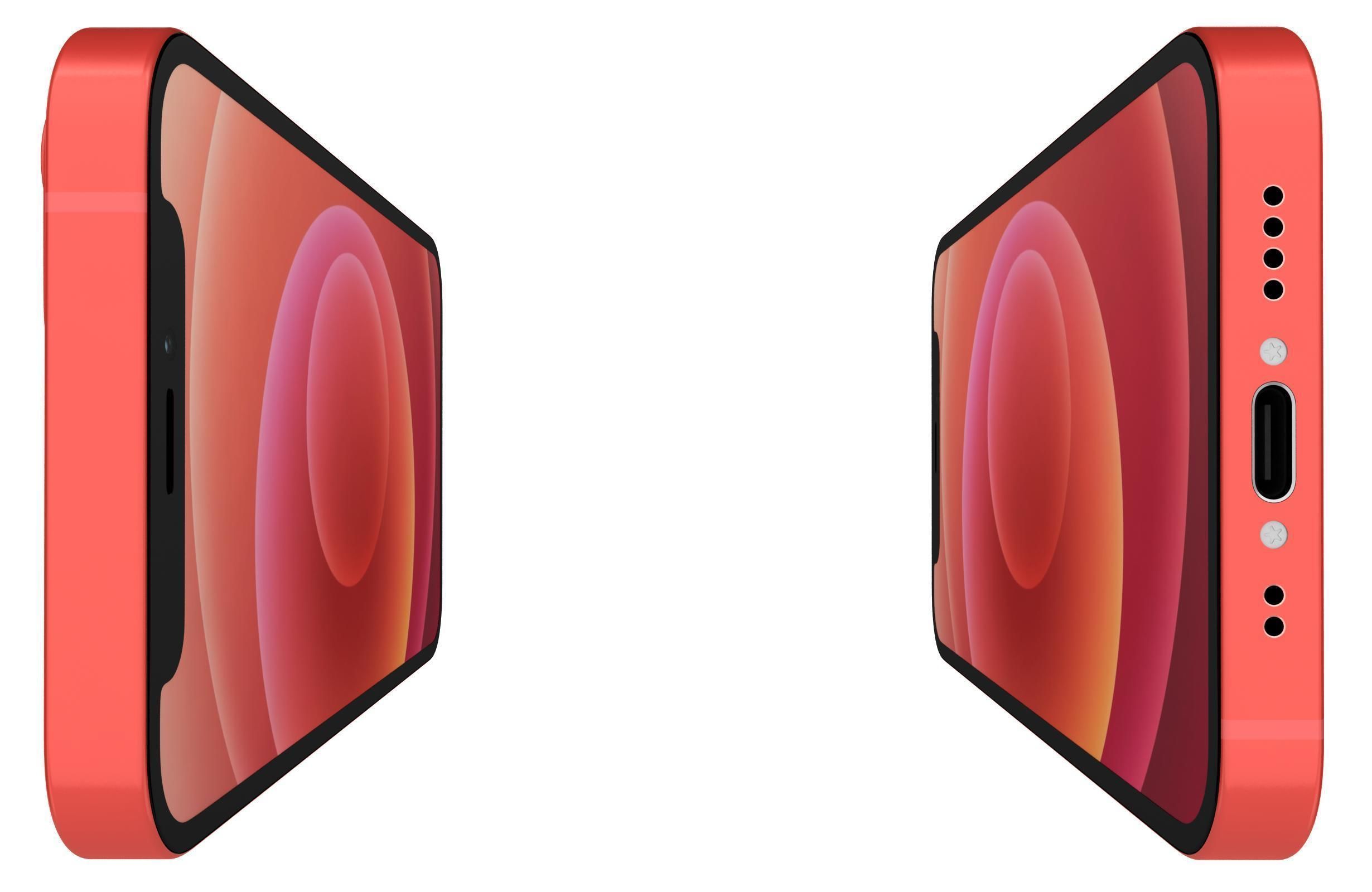 Apple iPhone 12 Mini Red 3D model | CGTrader