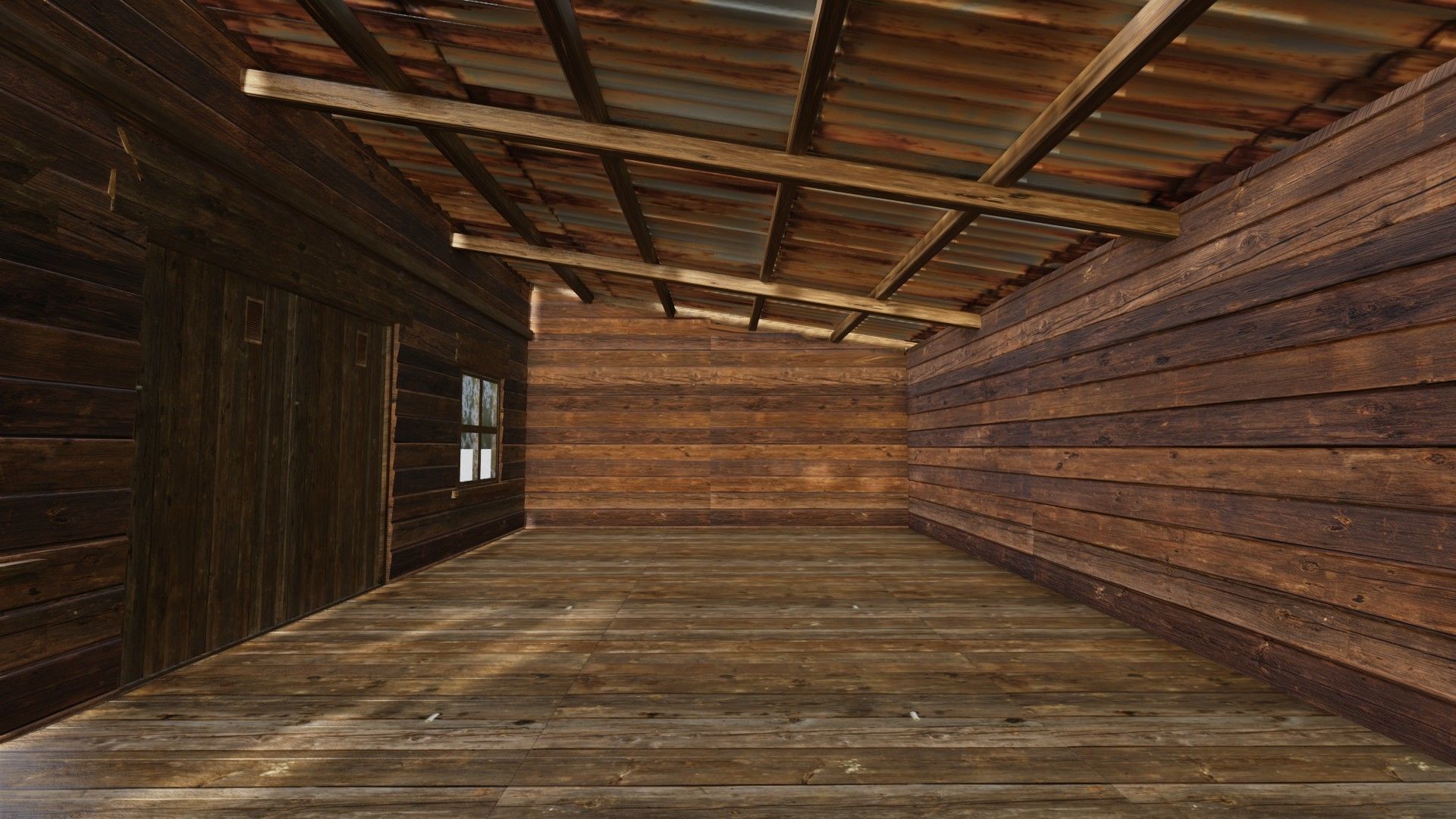 3D model american wildwest cowboy town building VR / AR / low-poly ...