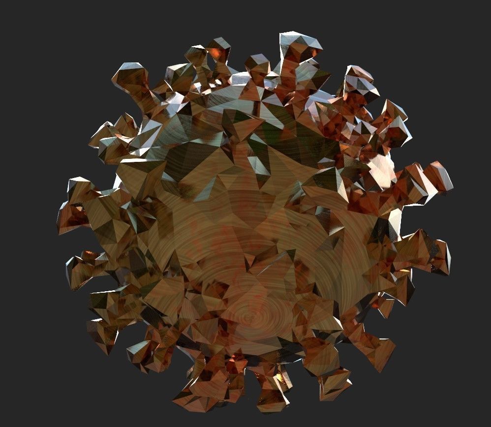 3D model CovidBalls - Christmas Ball with hook set VR / AR / low-poly ...