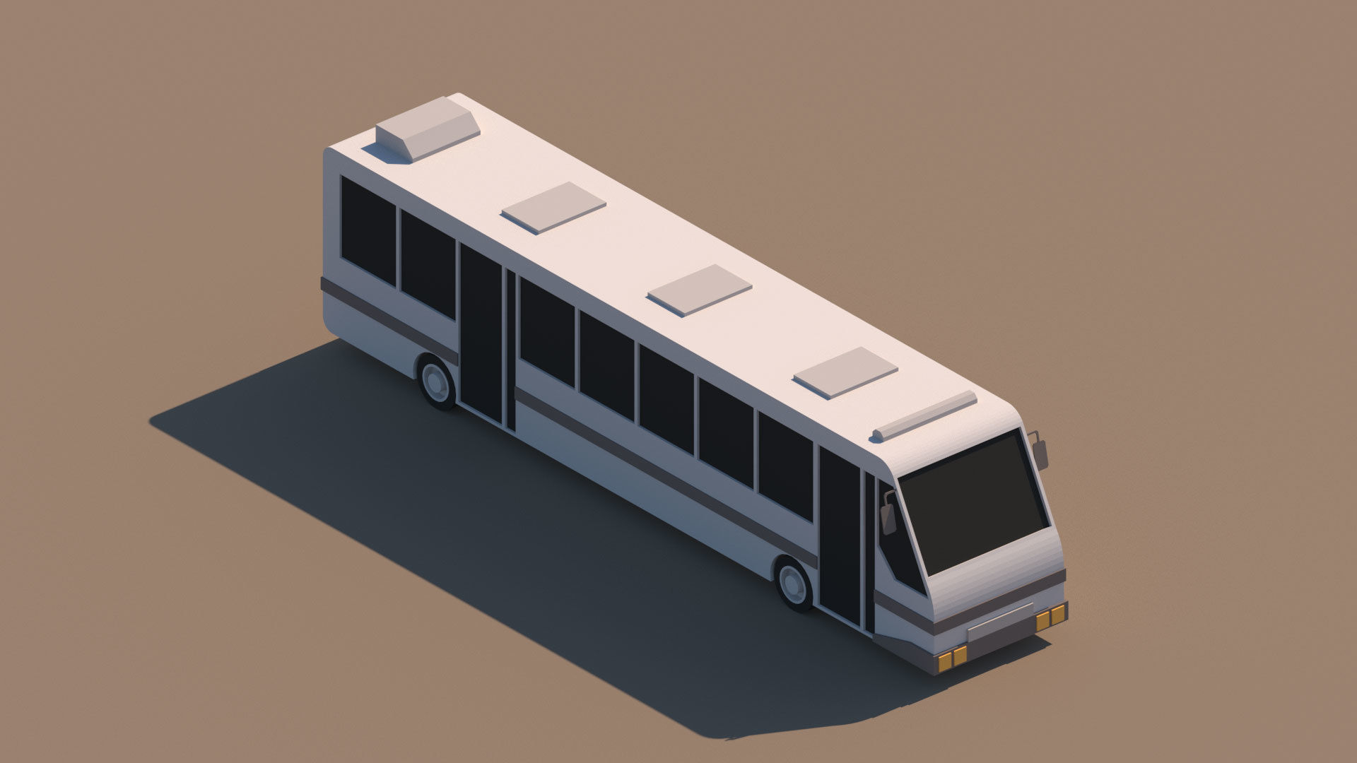 3D model Low Poly Bus Package VR / AR / low-poly | CGTrader