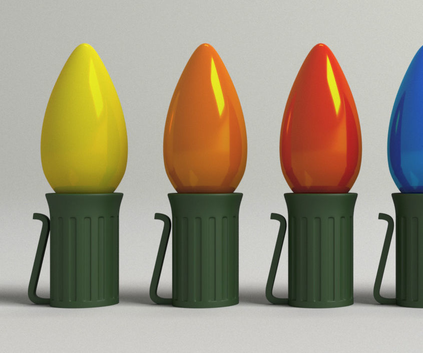 Christmas Lights 3D model | CGTrader