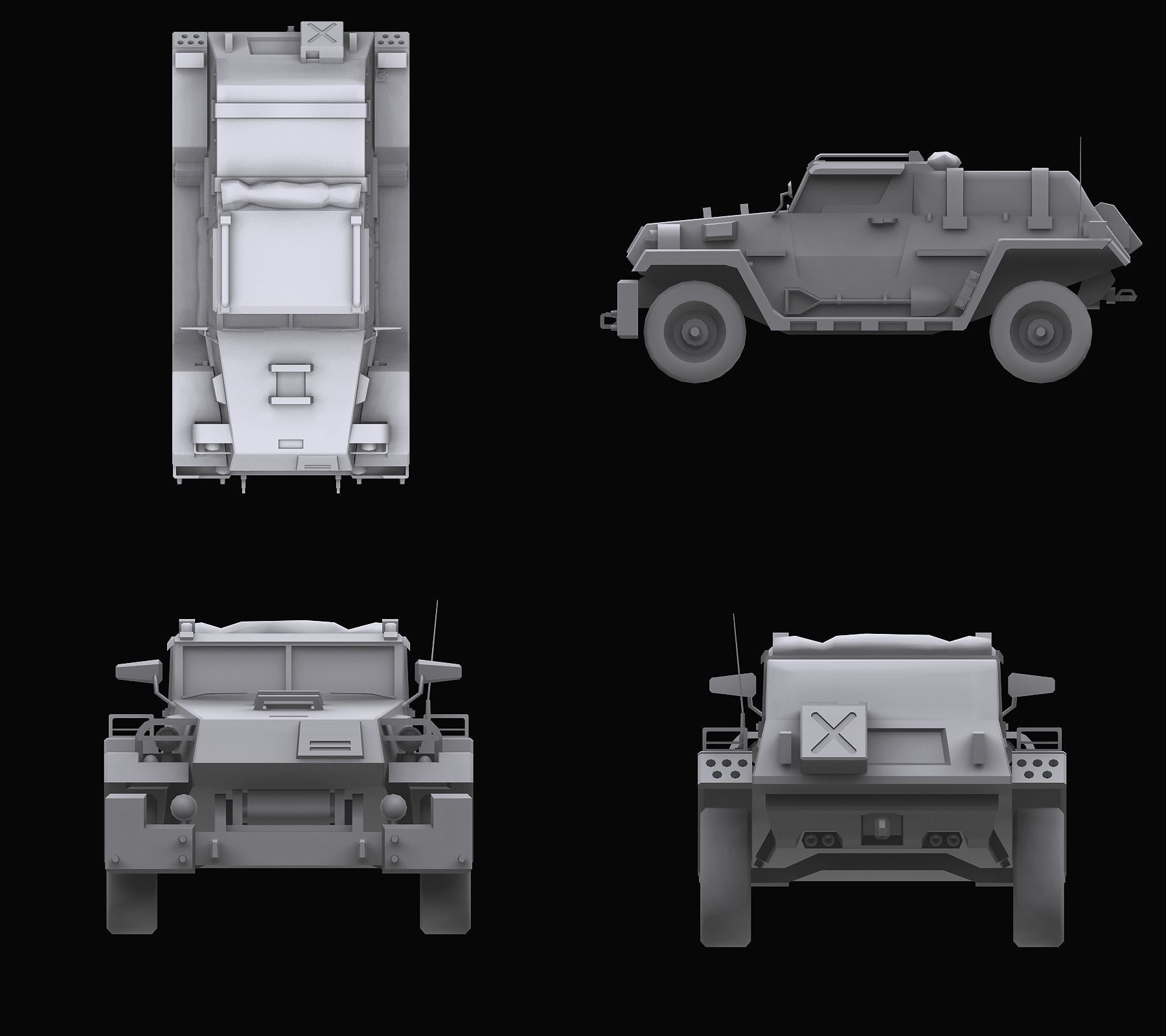 Gundam Zeon X Earth Federation Space military Collection 3D model ...