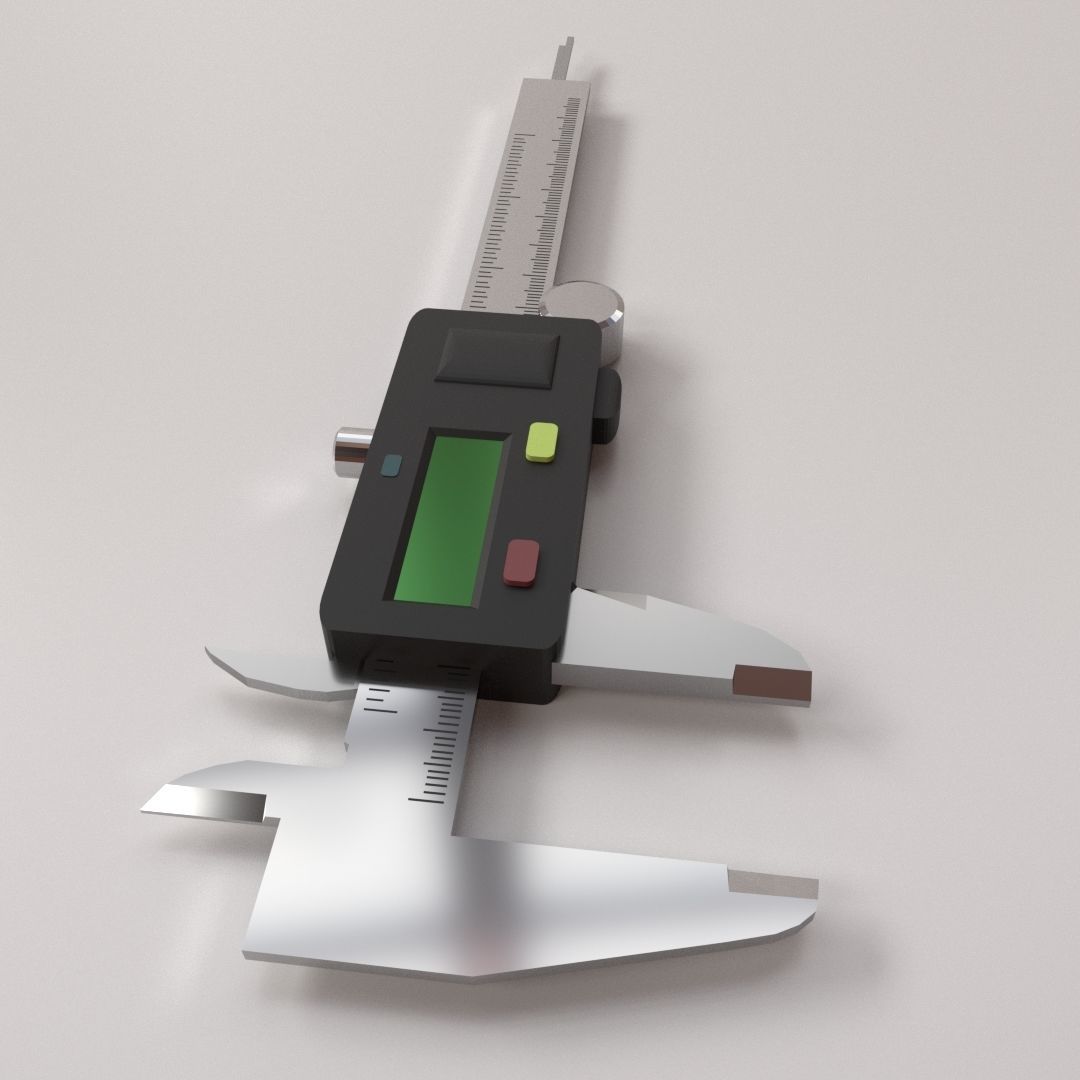 Digital Caliper 3D model | CGTrader