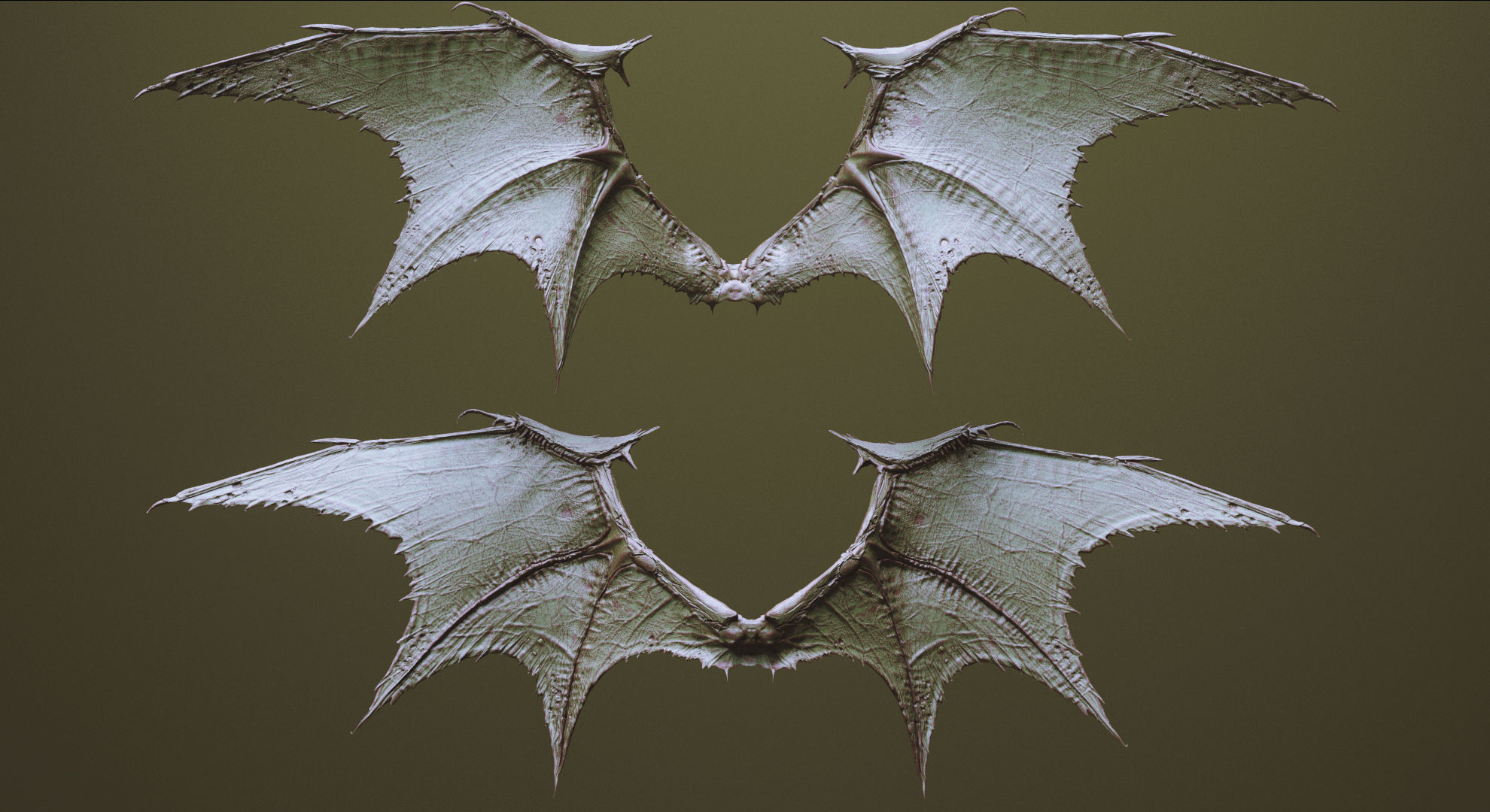 WINGS - 33 CREATURES MESHES 3D model | CGTrader