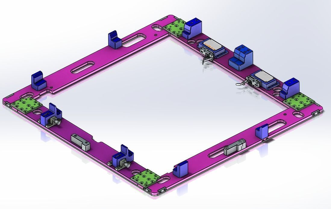 Car sunroof assembly line 3D model | CGTrader