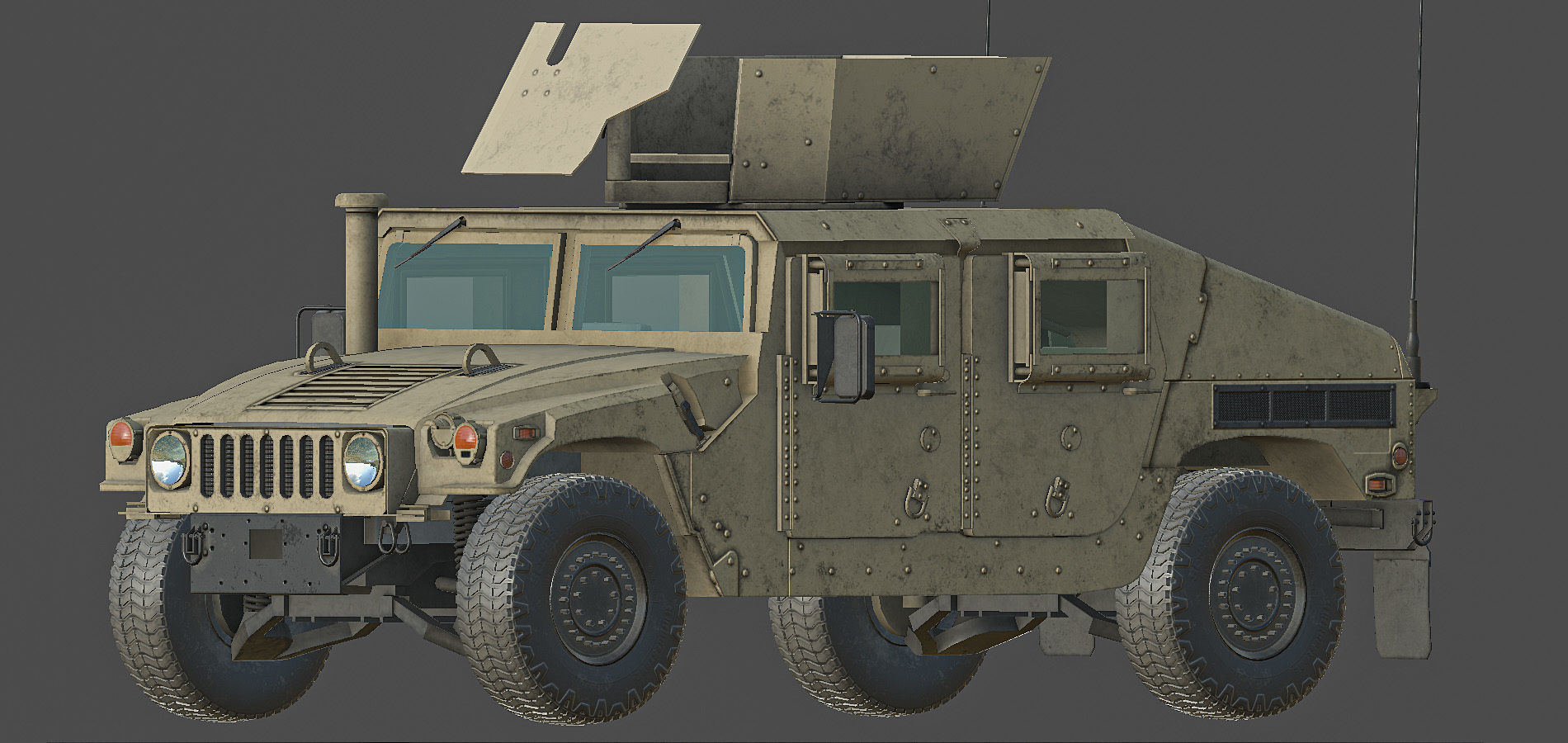 3D model Humvee M1151 VR / AR / low-poly | CGTrader