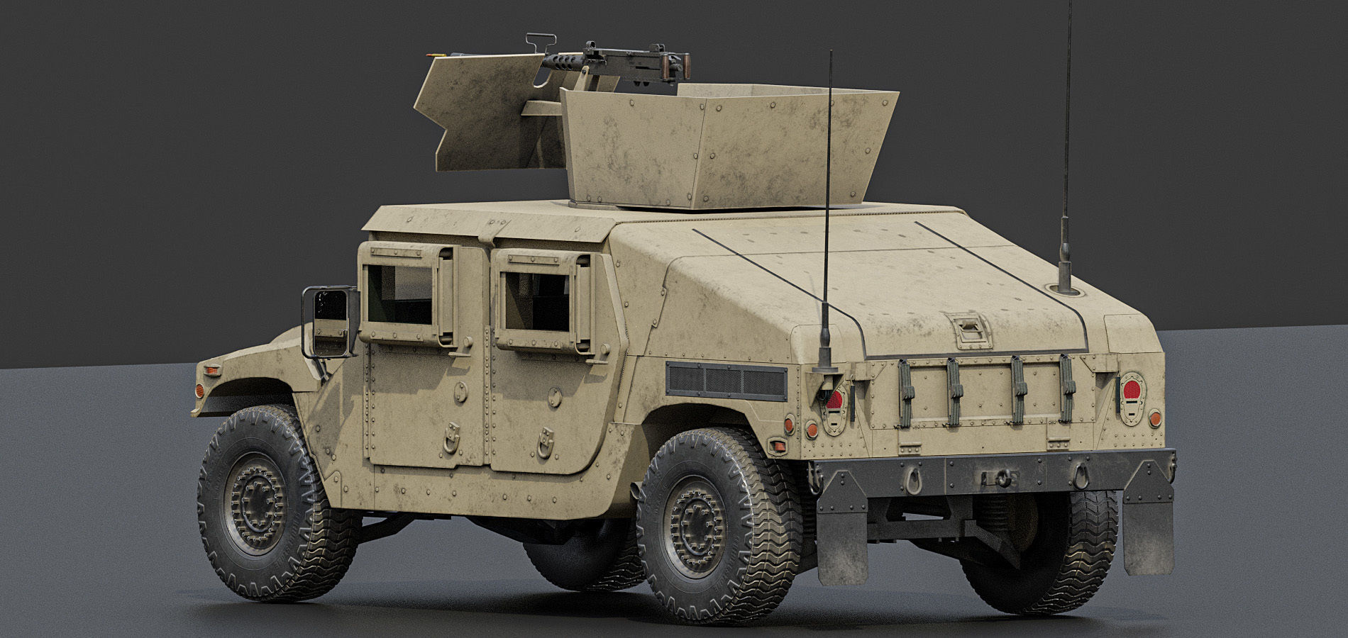 3D model Humvee M1151 VR / AR / low-poly | CGTrader