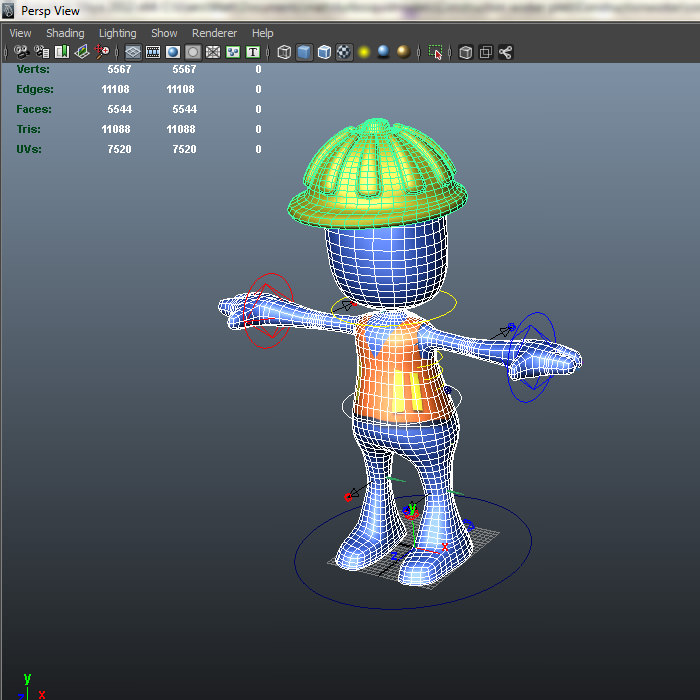3D model Construction worker pleb VR / AR / low-poly rigged | CGTrader