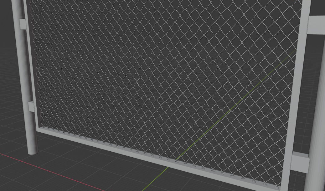 Mesh wall 3D asset | CGTrader